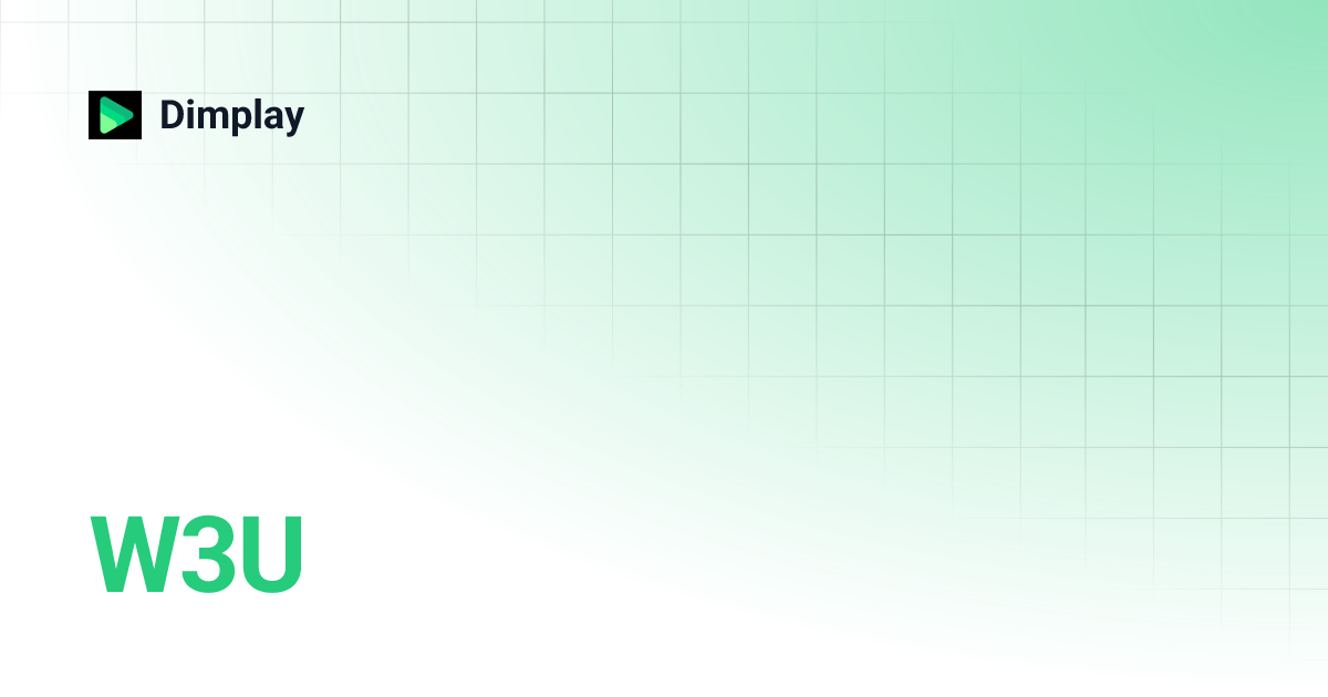 W3U | Dimplay